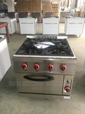 4 Burner Gas Cooker With Oven in Central Business District - Restaurant ...