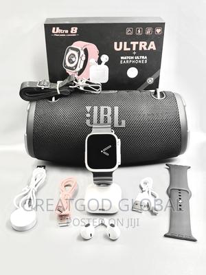 Mini Size JBL Extreme 3 Bluetooth Speaker/Ultra 8 Smartwatch in Lagos ...
