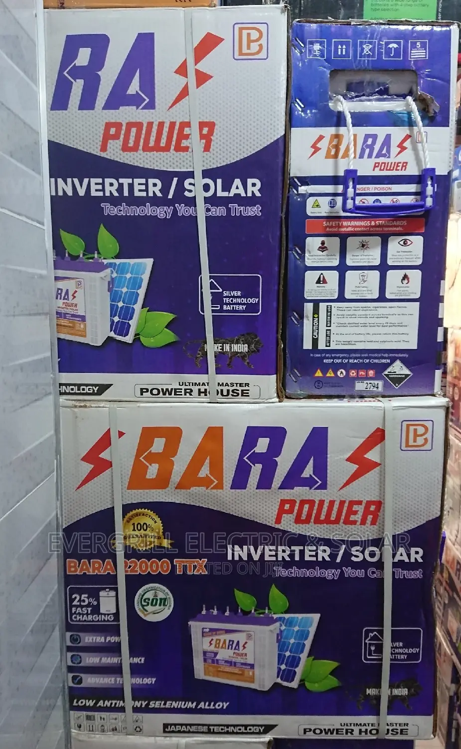 BARA Power Tubular Battery 12v/220ah in Ojo - Solar Energy, Evergrill ...
