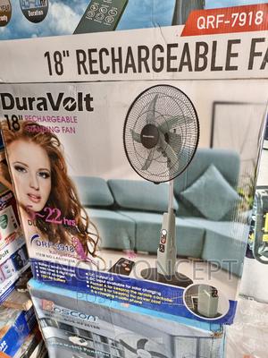 Duravolt Rechargeable Fan 18 Inches Long in Port-Harcourt - Home ...