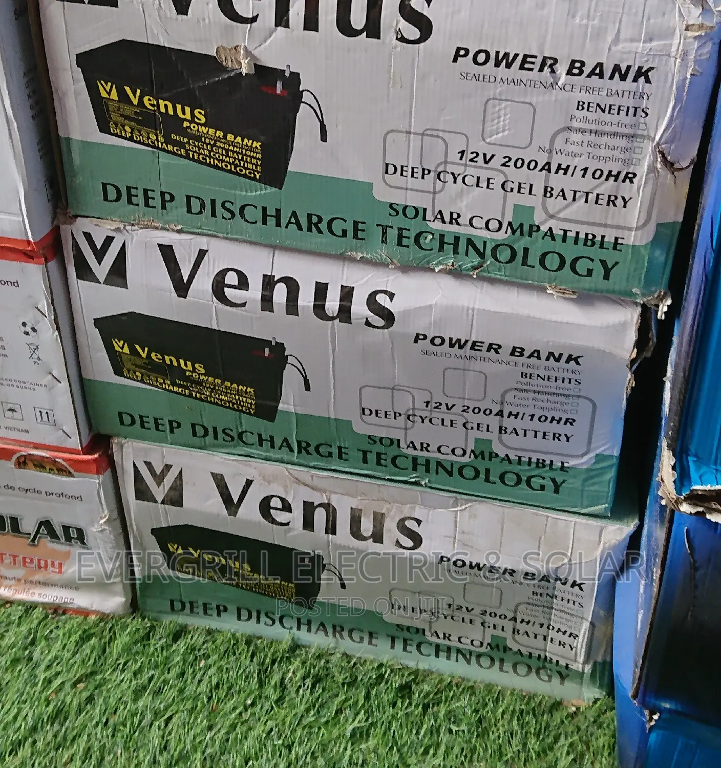 Venus Dry Cell Battery 12v/200ah in Ojo - Solar Energy, Evergrill ...