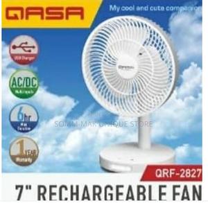 Qasa Rechargeable Table Fan - 7" in Obafemi-Owode - Home Appliances ...