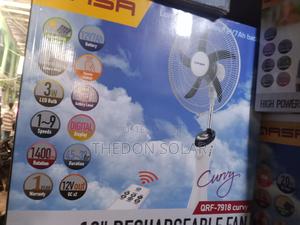 Qasa Solar Rechargeable Fan in Ojo - Solar Energy, Thedon Ani | Jiji.ng