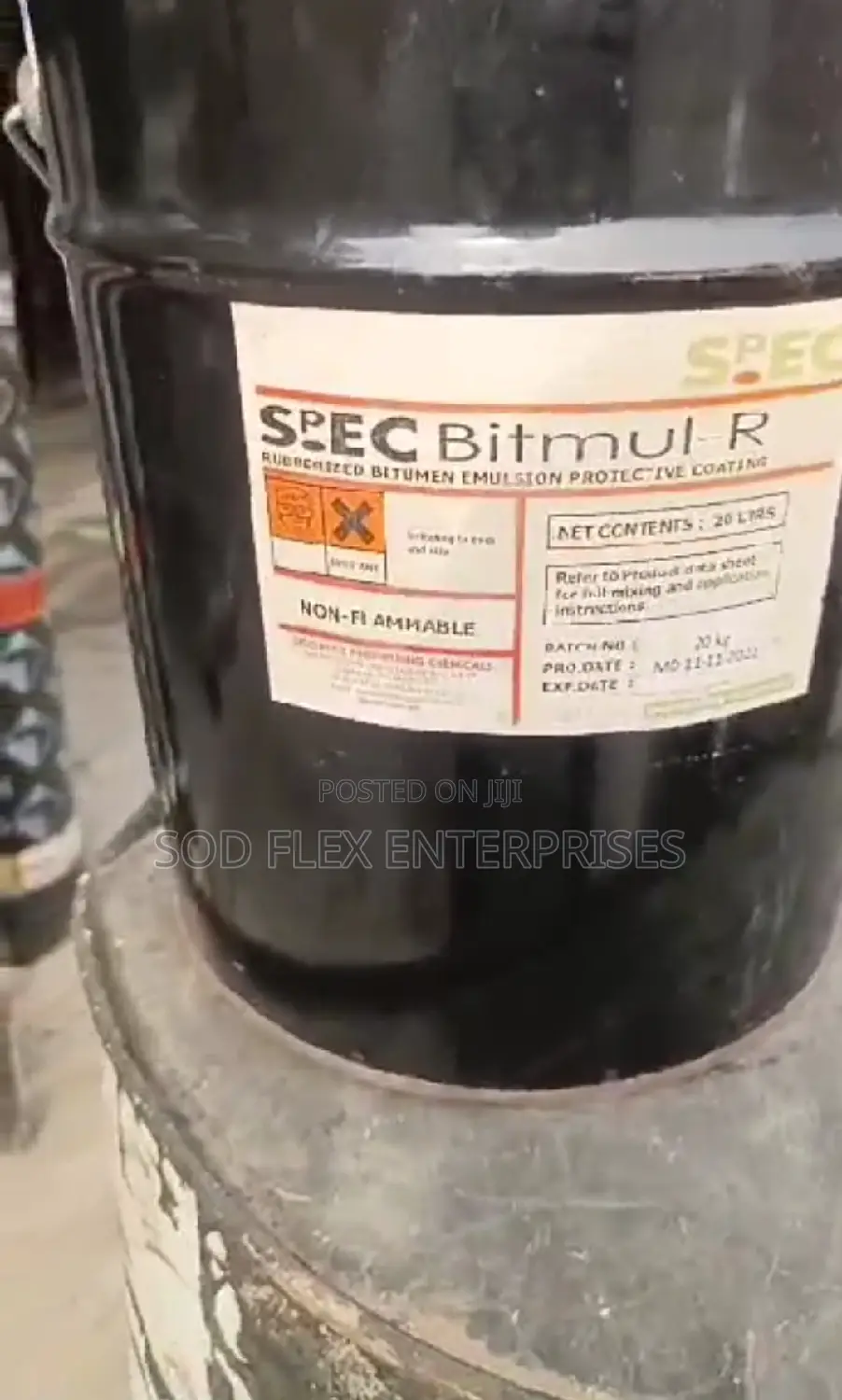 20kg Bitumen Emulsion Waterproofing Coating For Decking in Lagos Island ...