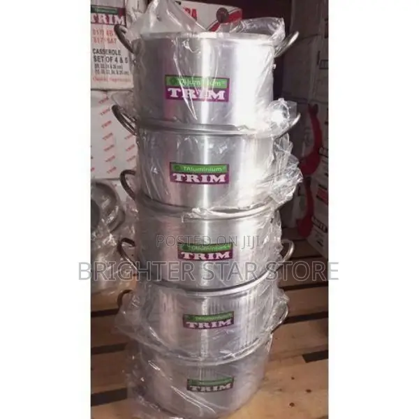 Trim Tower Pot Set (Big) - 5 Piece 20,22,24,26,28 Cm in Isolo ...