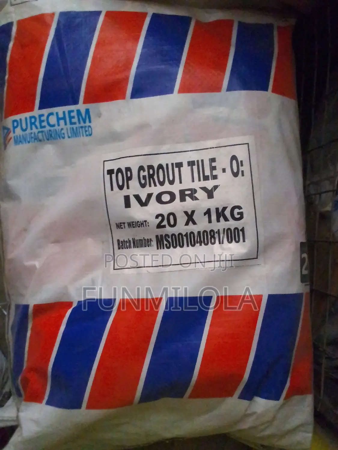 Topgrout TG210 High Performance Waterproof Tile Grout 20kg in Mushin ...