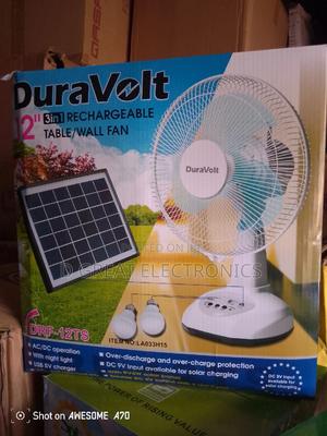 Duravolt Table 12inches Rechargeable Fan in Ojo - Home Appliances, D ...