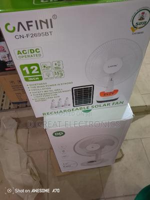 Cafini 12inches Rechargeable Fan Solar Panel in Ojo - Home Appliances ...