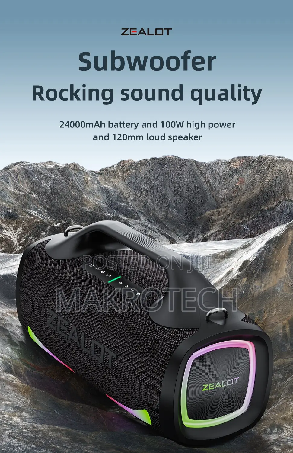 ZEALOT S79 100W Stereo Sound Speaker, Extra Bass in Ikeja - Audio ...