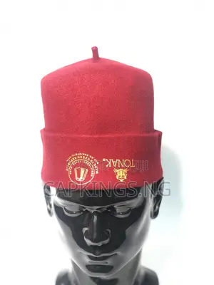Original Red Tonak Chieftaincy Cap for Igbo Men Chiefs Kings in Ojo ...