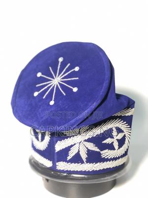 Blue Traditional Beaded Cap for Yoruba in Ojo - Clothing Accessories ...