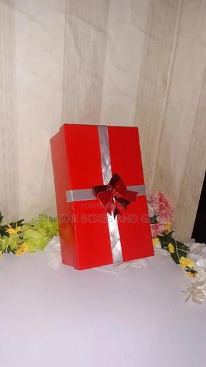 Red Gift Box With Beautiful Ribbon Decor in Ikeja - Arts & Crafts ...