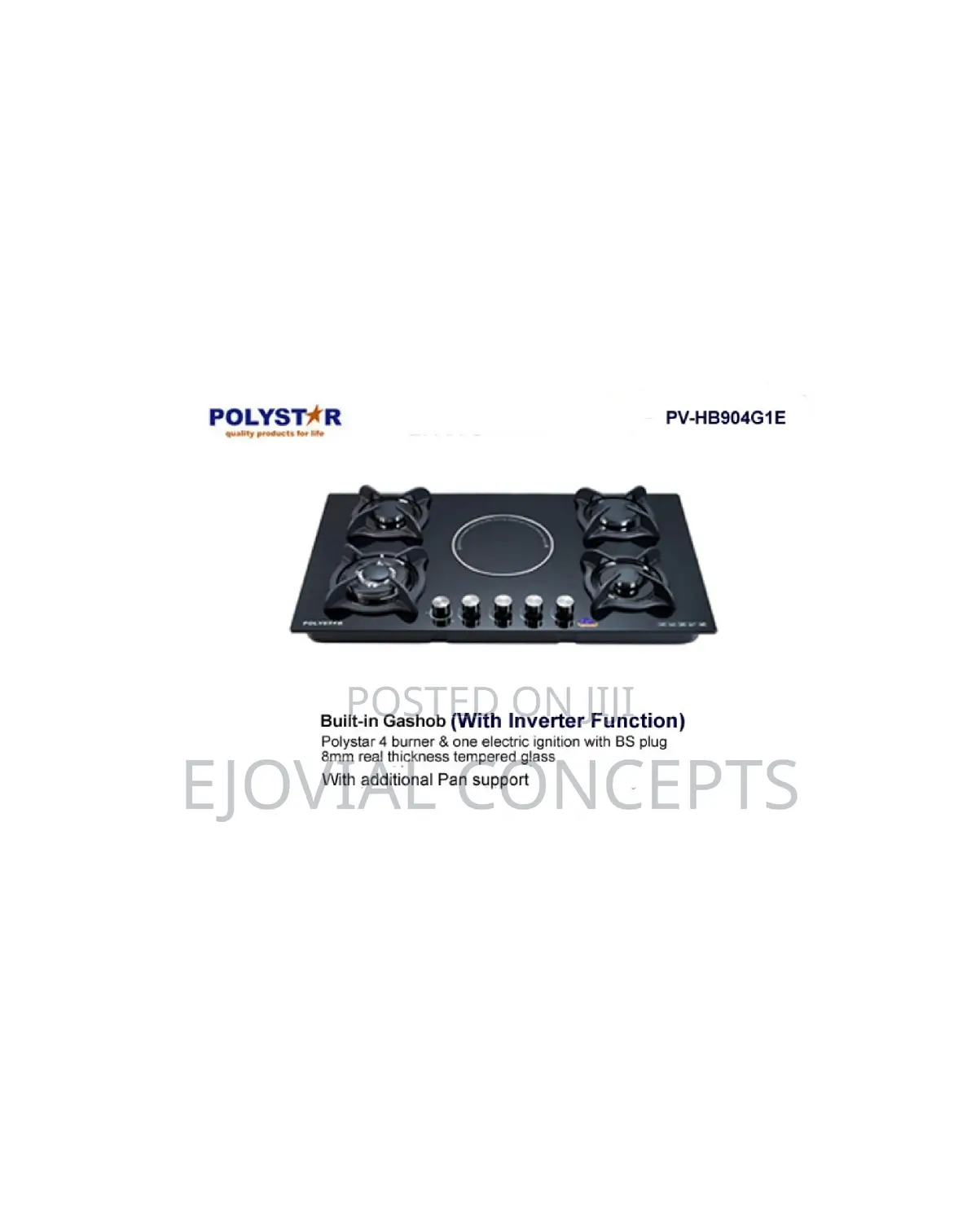 Polystar 4 Gas One Electric Gas Hob( Inverter) in Ojo - Kitchen ...