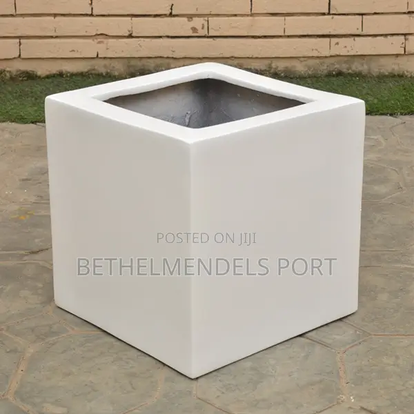 Fiberglass Square Vase | Fiber Pots Flower Planters in Port-Harcourt ...