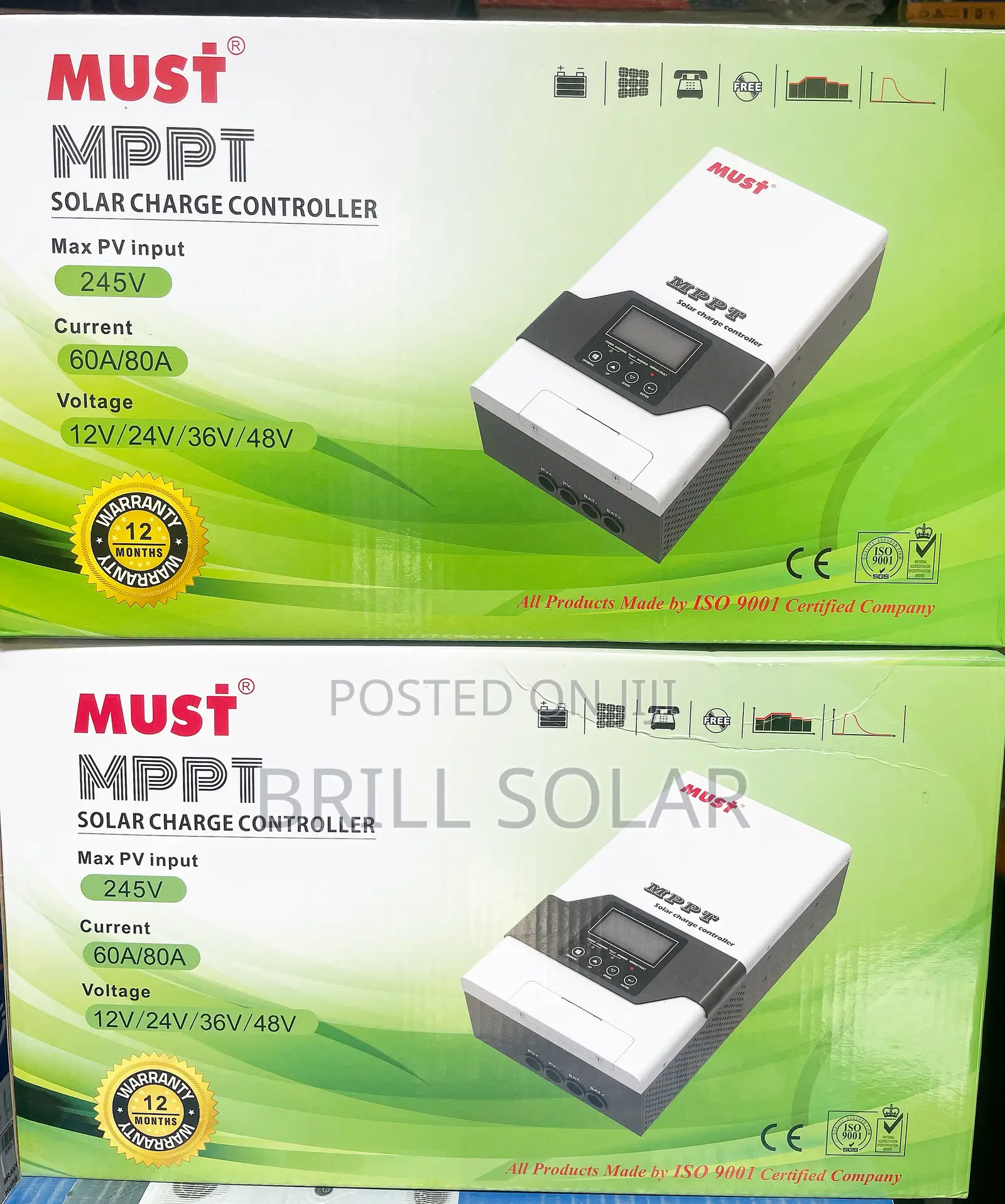 60A MUST MPPT Solar Charge Controller in Ojo - Solar Energy, Peter ...