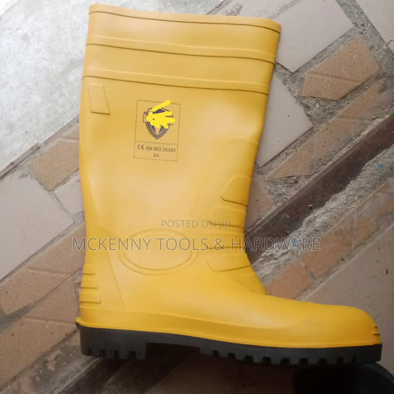 Original Safety Boot - Yellow for sale - Mckenny Tools & Hardware 🌎 ...