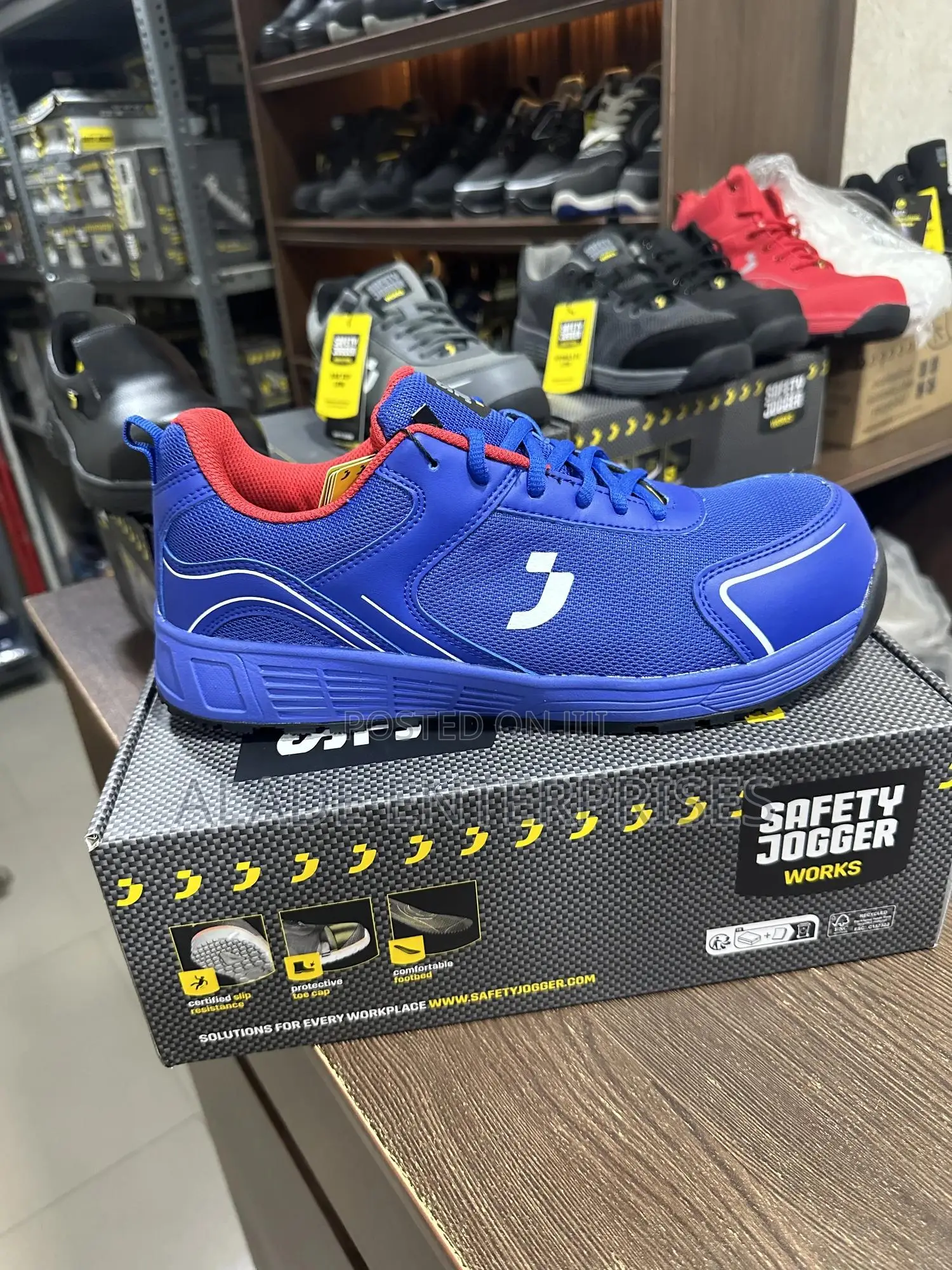 Safety Jogger Aak S1P Low Boot Blue Color in Lagos Island (Eko ...