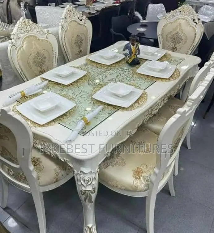 6seater Imported Turkish Royal Family Dining Table With in Ikeja ...