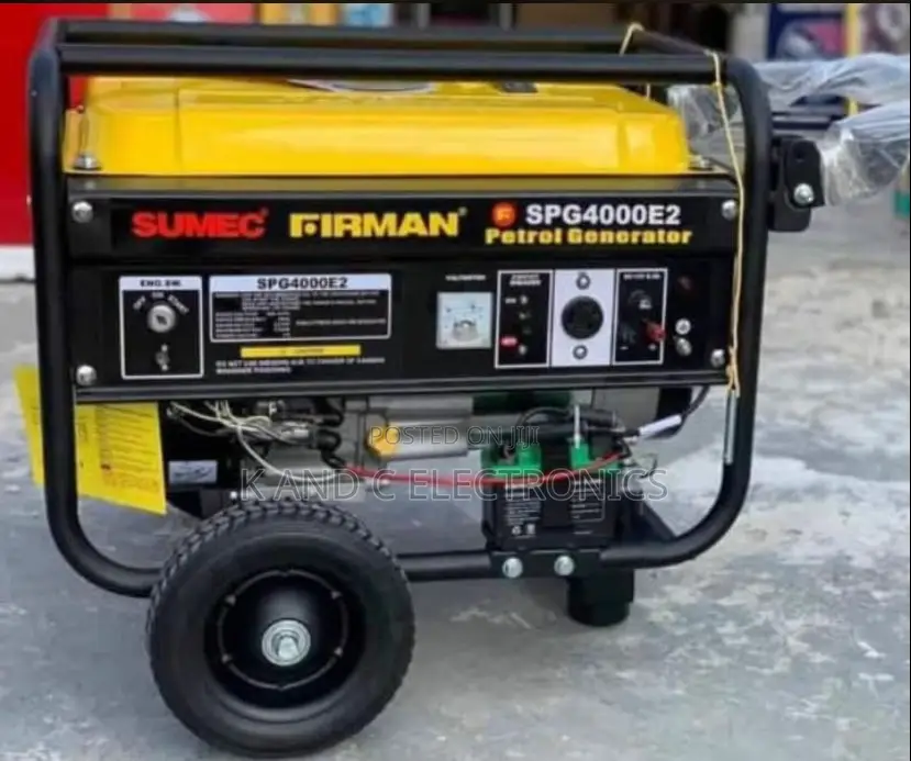 Firman 4.5kva Key Starter Generator in Ojo - Electrical Equipment, K And C Eletronics | Jiji.ng