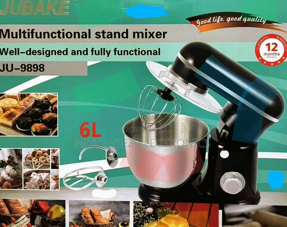 Jubake 6L Electric Multifunctional Stand Mixer With Bowl in Surulere ...