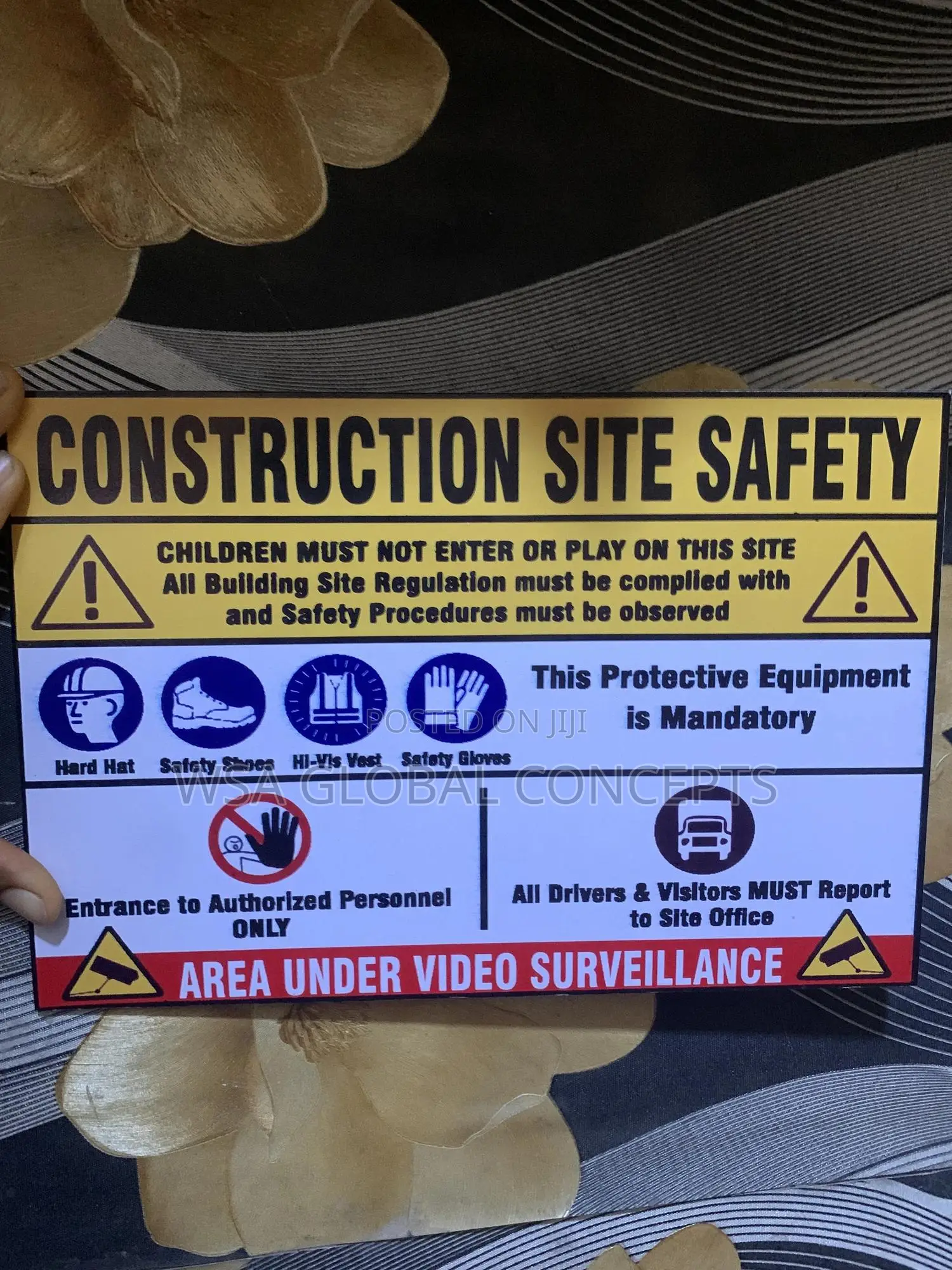 Construction Site Safety Sign in Lagos Island (Eko) - Safety Equipment ...
