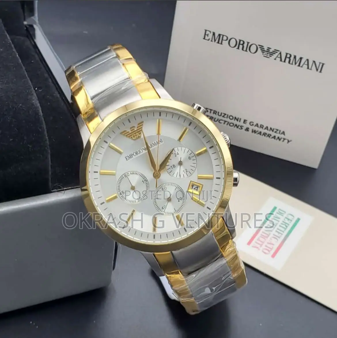 Emporio Armani Chronograph Chain Watch in Lagos Island (Eko) - Watches ...