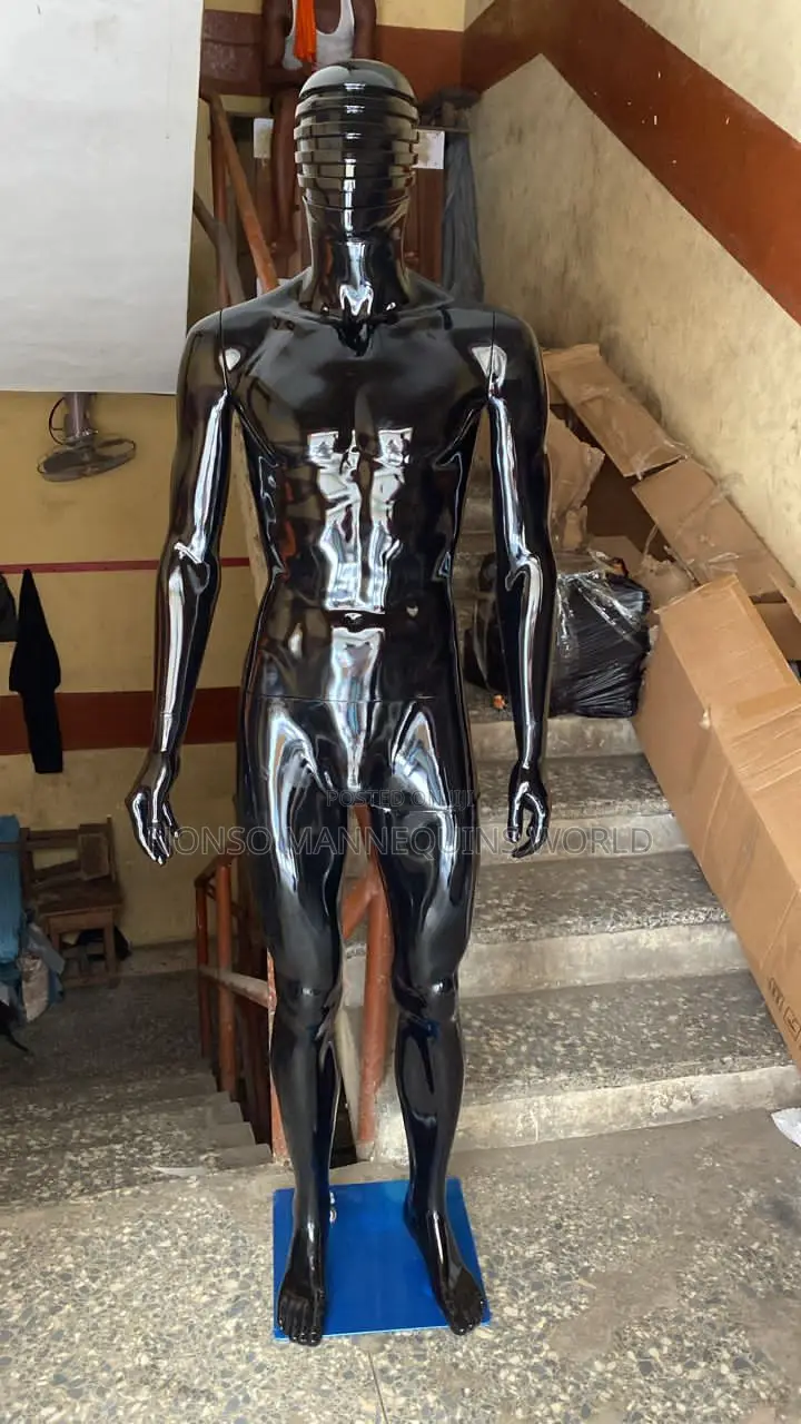 Normal Body Size Spider Face Glossy Black Male Mannequin in Lagos ...