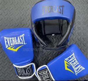 Everlast Boxing Gloves And Head Guard in Surulere - Sports Equipment ...