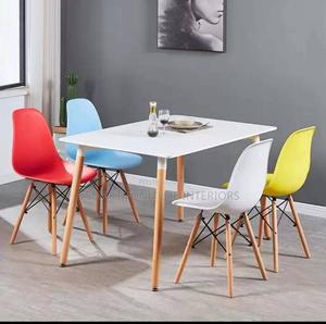 Classic Rectangler Wooden Table With Chairs in Victoria Island ...