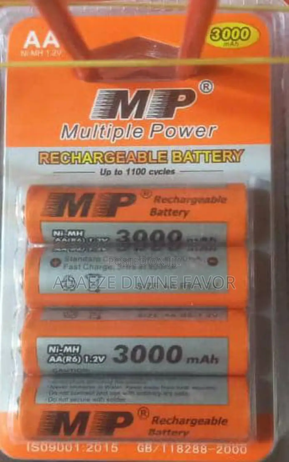 Multiple Power MP 3000mah AA Ni-Mh 1.2V Rechargeable Battery in Ikeja - Accessories & Supplies ...