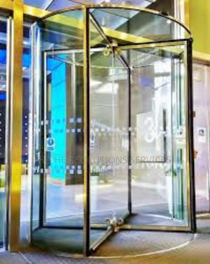 Manual/Automatic & Access Control Revolving Doors in Yaba - Doors ...