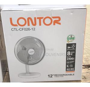 Lontor Rechargeable Table Fan (12inches) in Lagos Island (Eko) - Home ...