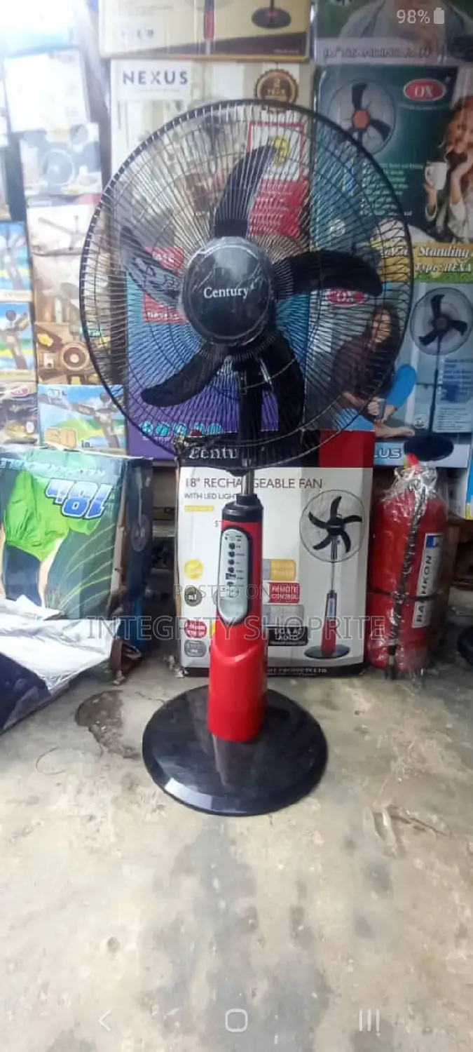 Century 18" Inches Rechargeable Fan in Lagos Island (Eko) - Home ...