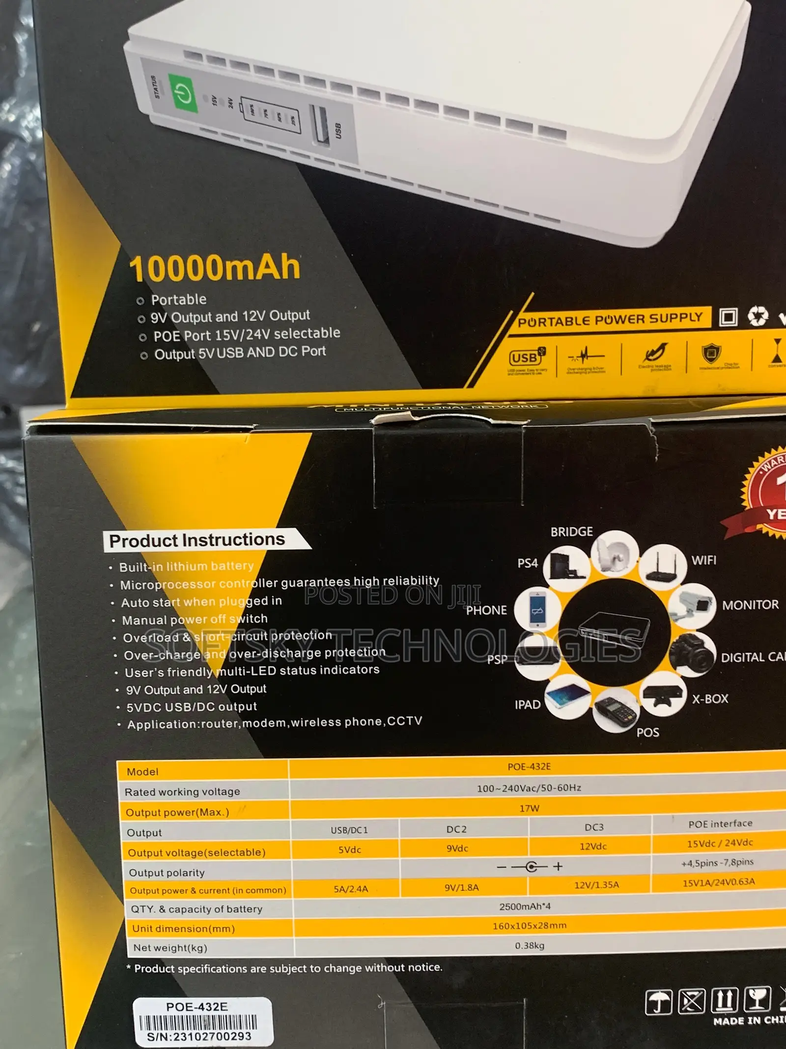 Mini Dc Ups 10000mah Router Power Bank in Ikeja - Networking Products ...