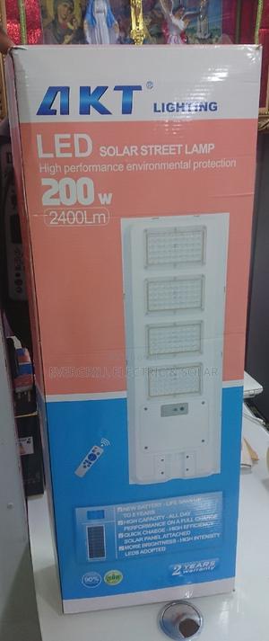 AKT 200 Watt Solar Street Light in Ojo - Solar Energy, Evergrill Electric And Solar Hub | Jiji.ng