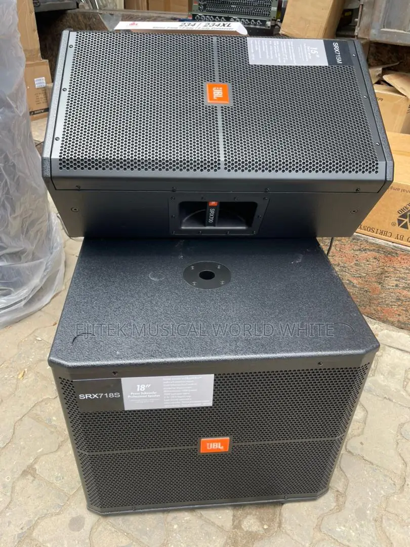 JBL-Single Sub/Single Speaker. SRX715/SRX718 in Ikeja - Audio & Music ...