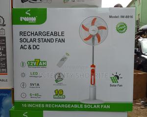 IWIN ENERGY 16 Inches Rechargeable Standing Solar Fan AC/DC in Lagos ...