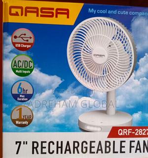 Qasa 7" Rechargeable Table Fan With Ac Dc in Agboyi/Ketu - Vehicle ...
