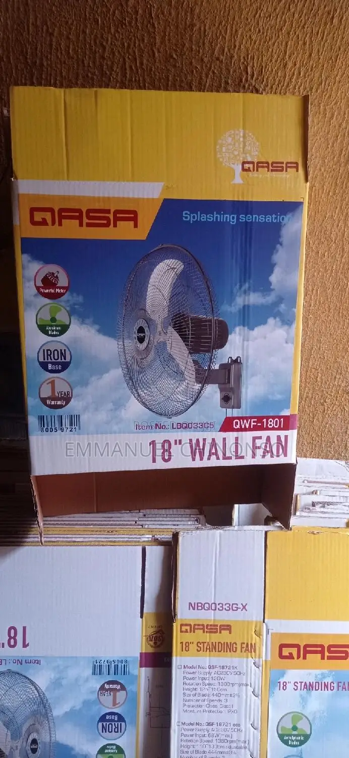 18 Inches Qasa Wall Fan in Lagos Island (Eko) - Home Appliances ...