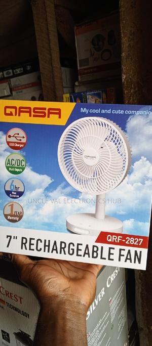 Qasa 7" Rechargeable Fan in Ojo - Home Appliances, Uncle Val ...