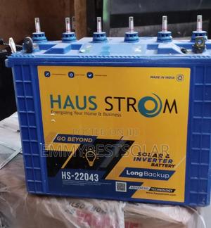 220ah 12v Indian Haus Strom Tubular Battery in Victoria Island - Solar ...