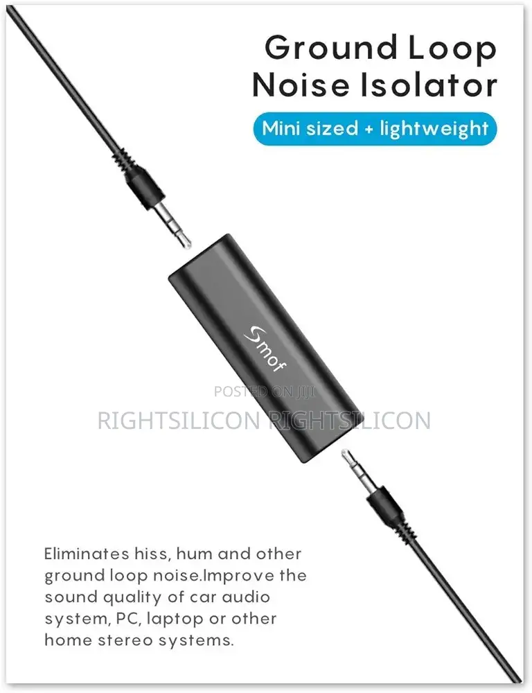 USA Smof Upgraded Ground Loop Noise Isolator, Noise Filter in Ikeja ...
