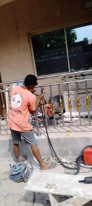778) Gold Design Handrails Made in Turkey in Ikorodu - Building ...