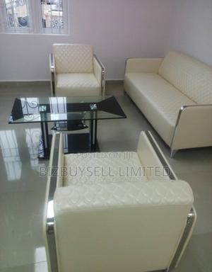 5 Seaters Mini Sofa and Glass Center Table. in Maitama - Furniture ...