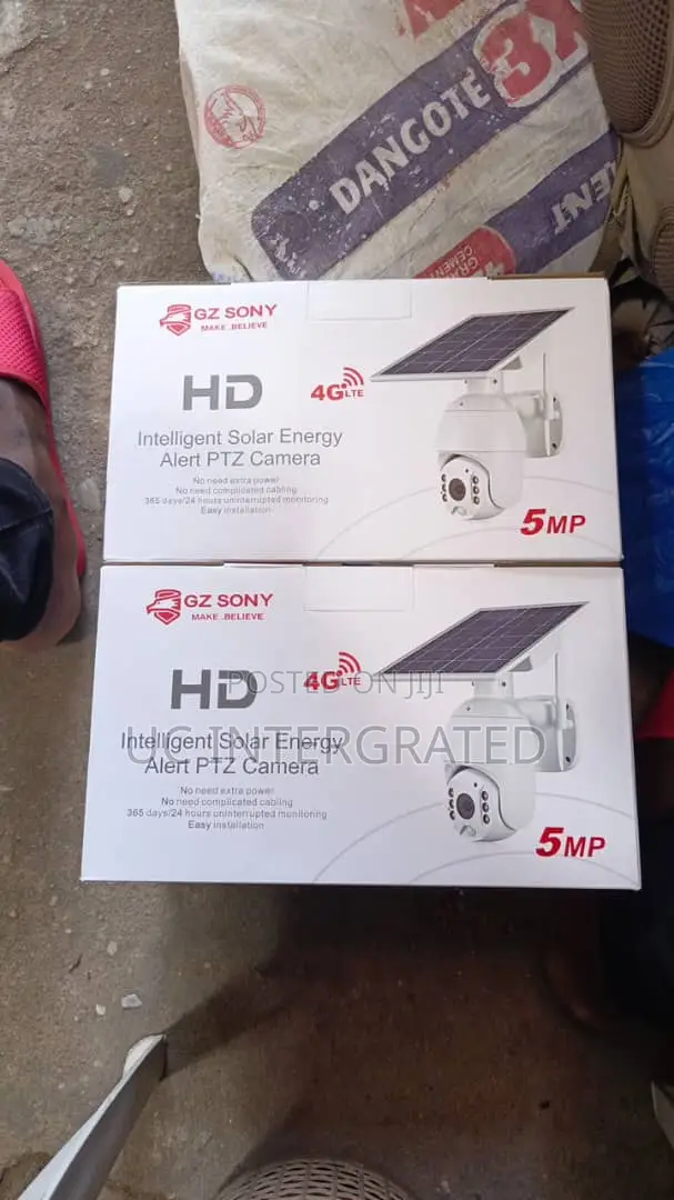 5mp 4G Solar PTZ Wireless Powered Camera 24/7 in Ojo - Security ...