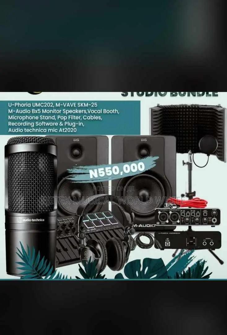 Complete Set of Studio Bundle in Ojo - Audio & Music Equipment, Ejitek ...