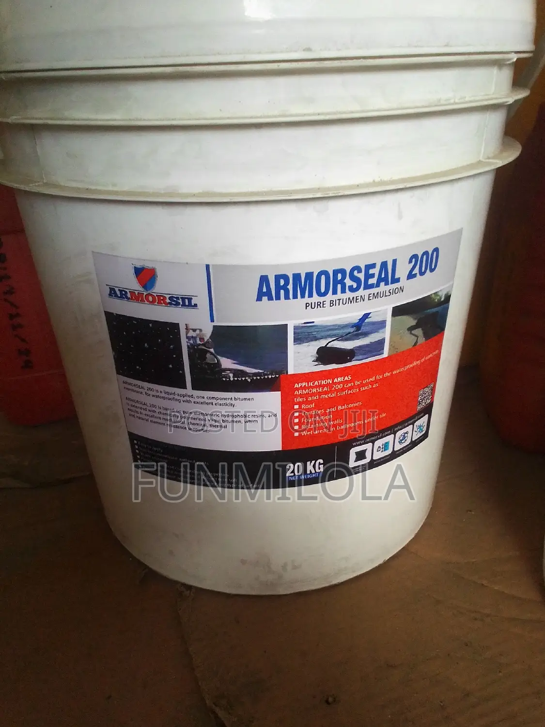 Armorseal 200 Pure Bitumen Emulsion Waterproofing Membrane in Mushin ...