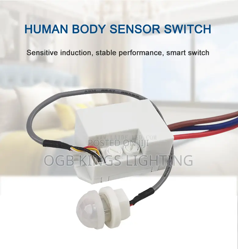 Smart PIR Infrared Human Body Motion Sensor Switch Control in Ojo ...