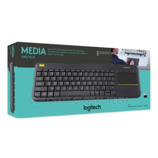 LOGITECH Plus Wireless Keyboard Built-in Touchpad in Ikeja - Computer ...