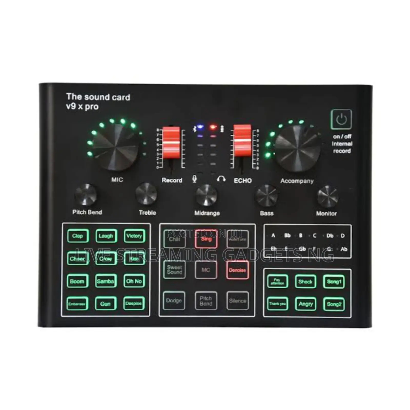 V9x Pro Live Soundcard (Original) for sale - Live Streaming Gadgets Ng ...